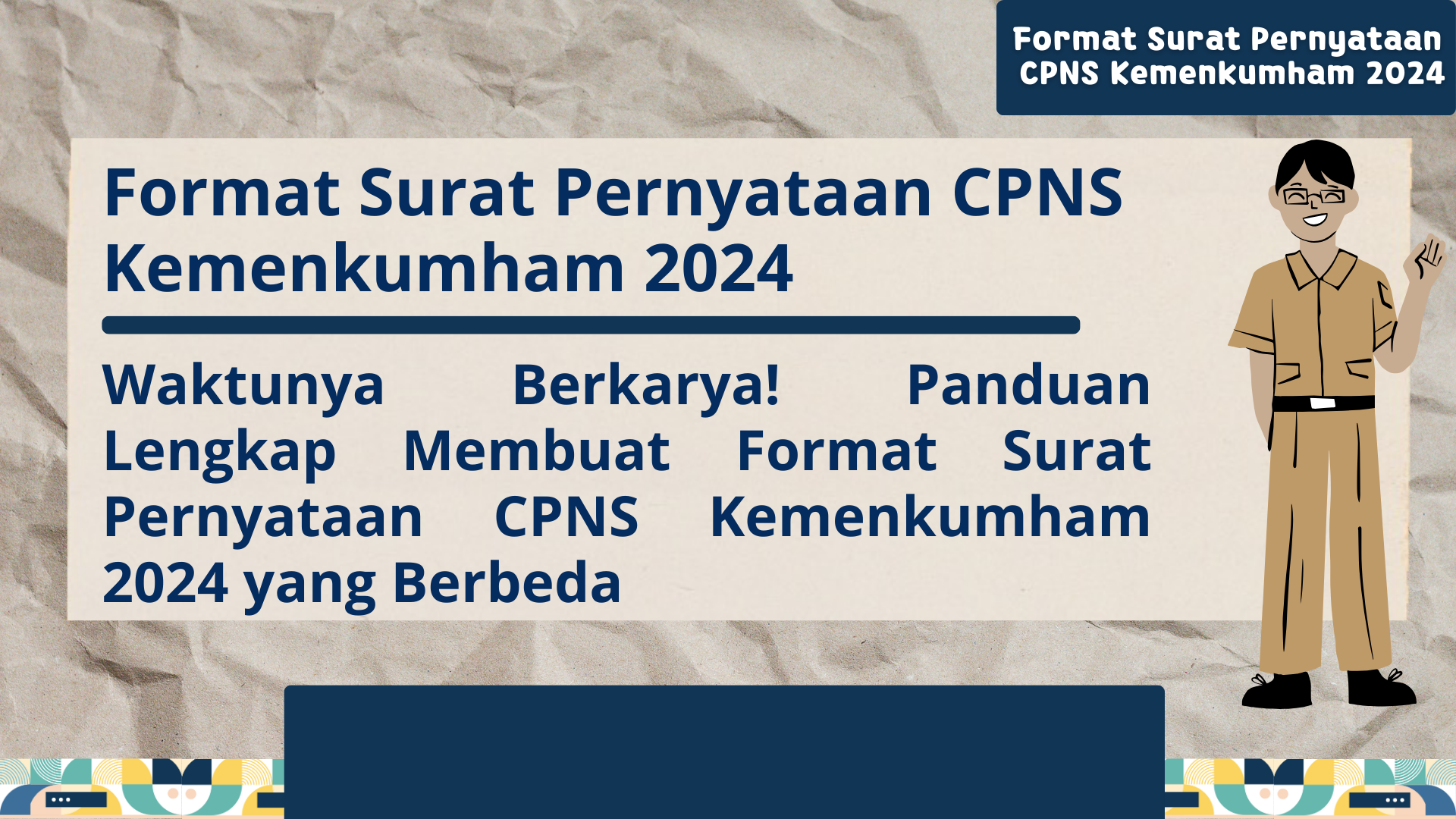 Format Surat Pernyataan CPNS Kemenkumham 2024 - Waktunya Format Surat Pernyataan CPNS Kemenkumham 2024 - Waktunya